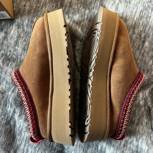 UGG | Shoes | New Ugg W Tazz Platform Braid Slippers Clogs Cozy | Poshmark